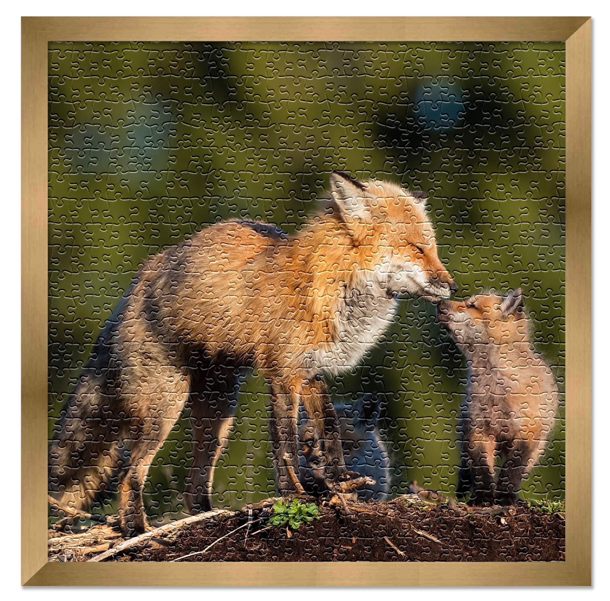 19x19 Jigsaw Puzzle Frame Kit - Kit Includes Puzzle Glue Sheets, Bronze ...