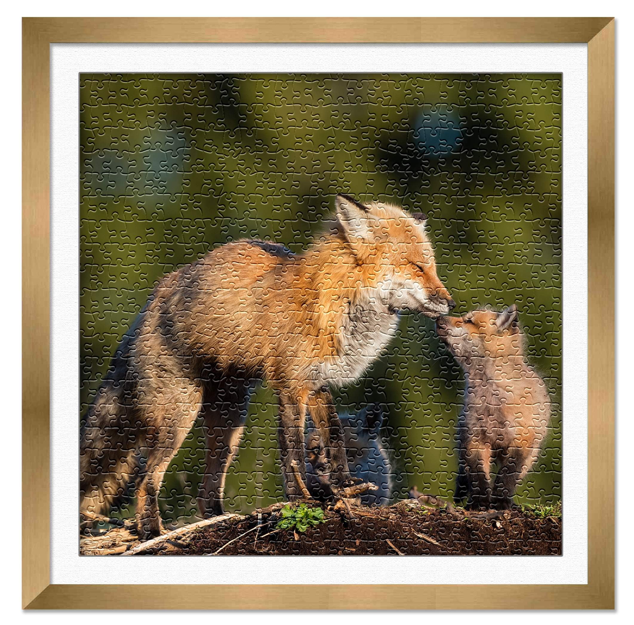 19x19 Jigsaw Puzzle Frame Kit - Kit Includes Puzzle Glue Sheets, Bronze ...