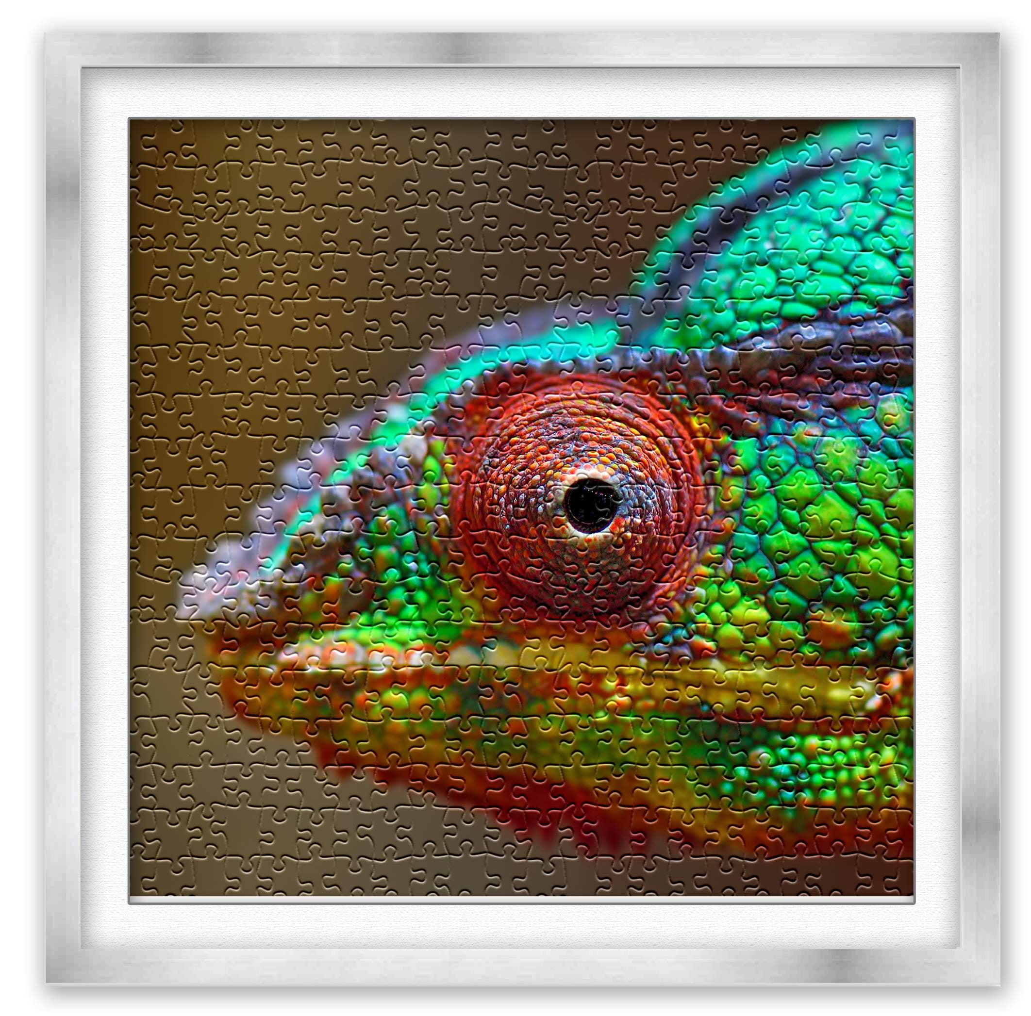 19x19 Jigsaw Puzzle Frame Kit - Kit Includes Puzzle Glue Sheets, Silver ...