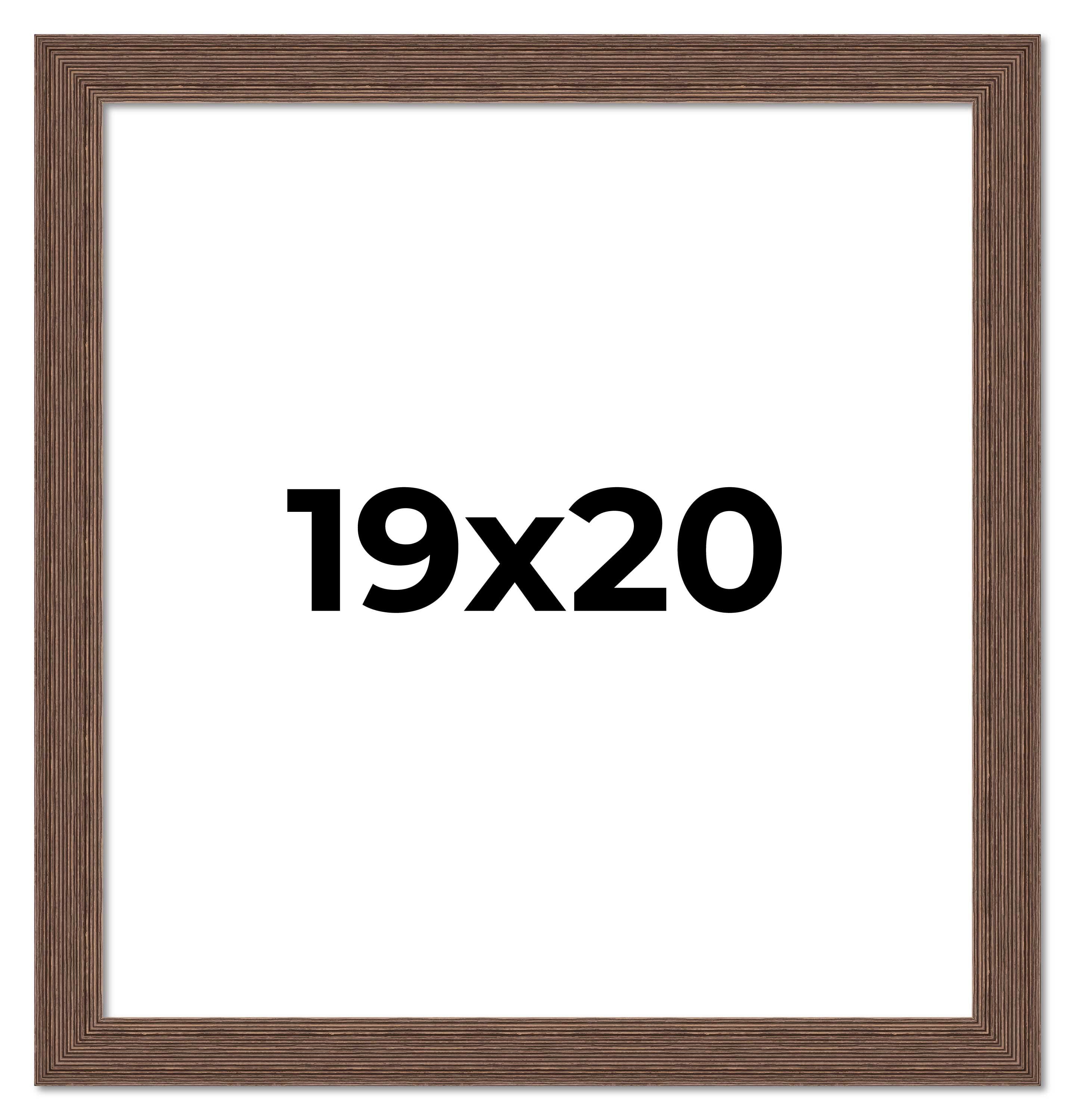 19x20 Frame Brown Distressed Barnwood Picture Frame | Rustic Farmhouse ...