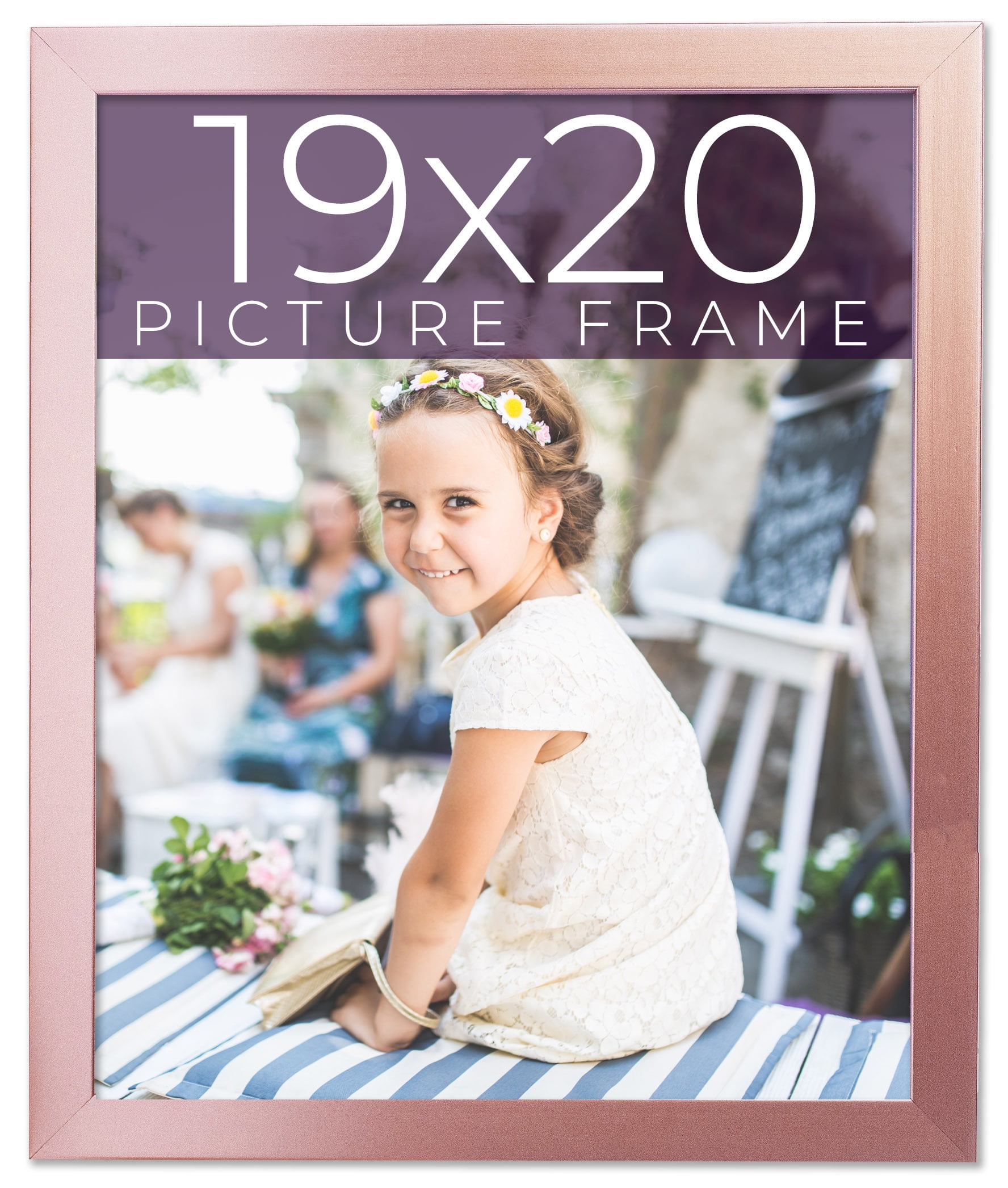 19x20 Frame Pink Real Wood Picture Frame Width 0.75 inches | Interior ...