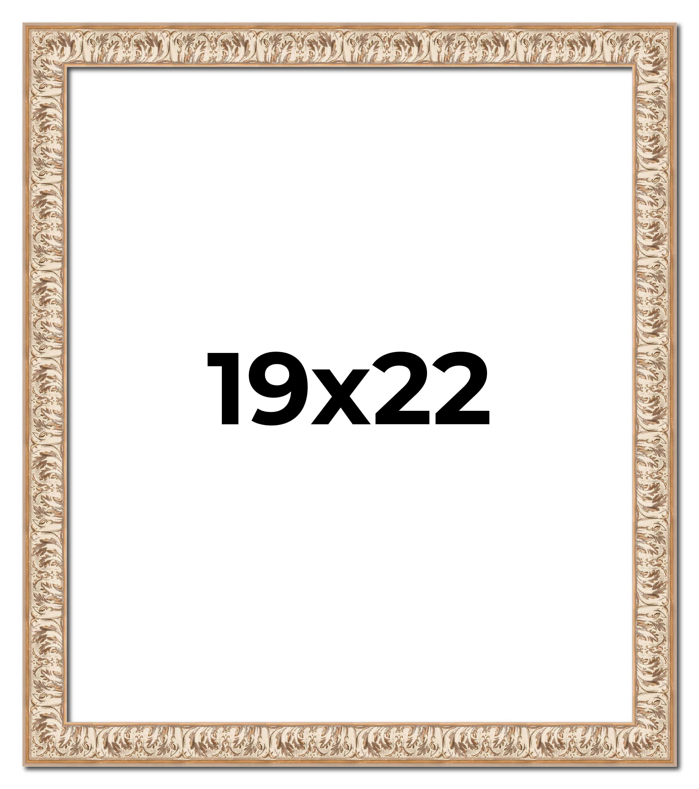 19x22 Frame White Real Wood Picture Frame Width 1.5 inches | Interior ...