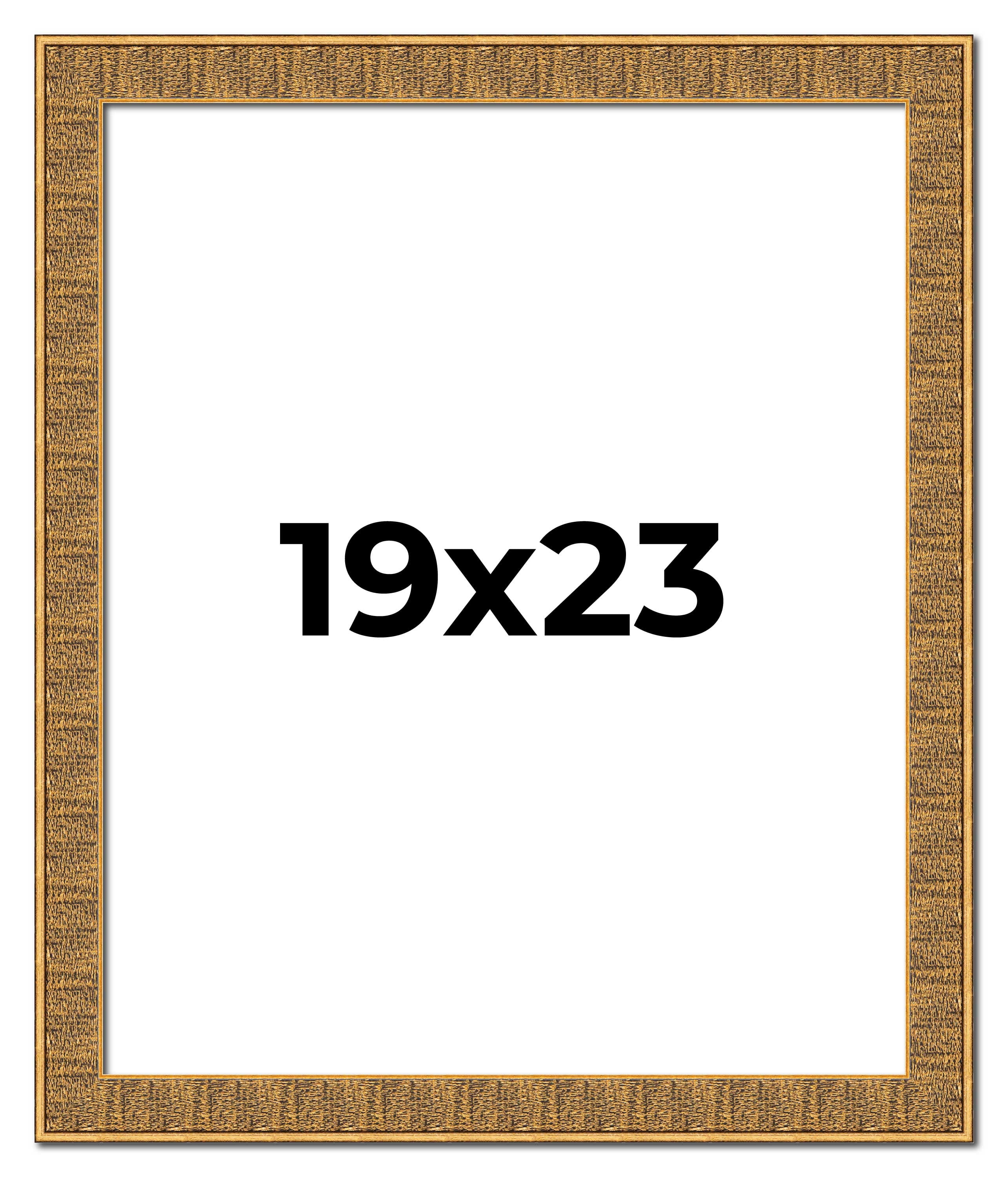19x23 Frame Black and Gold Distressed Solid Wood Sonoma Picture Frame ...
