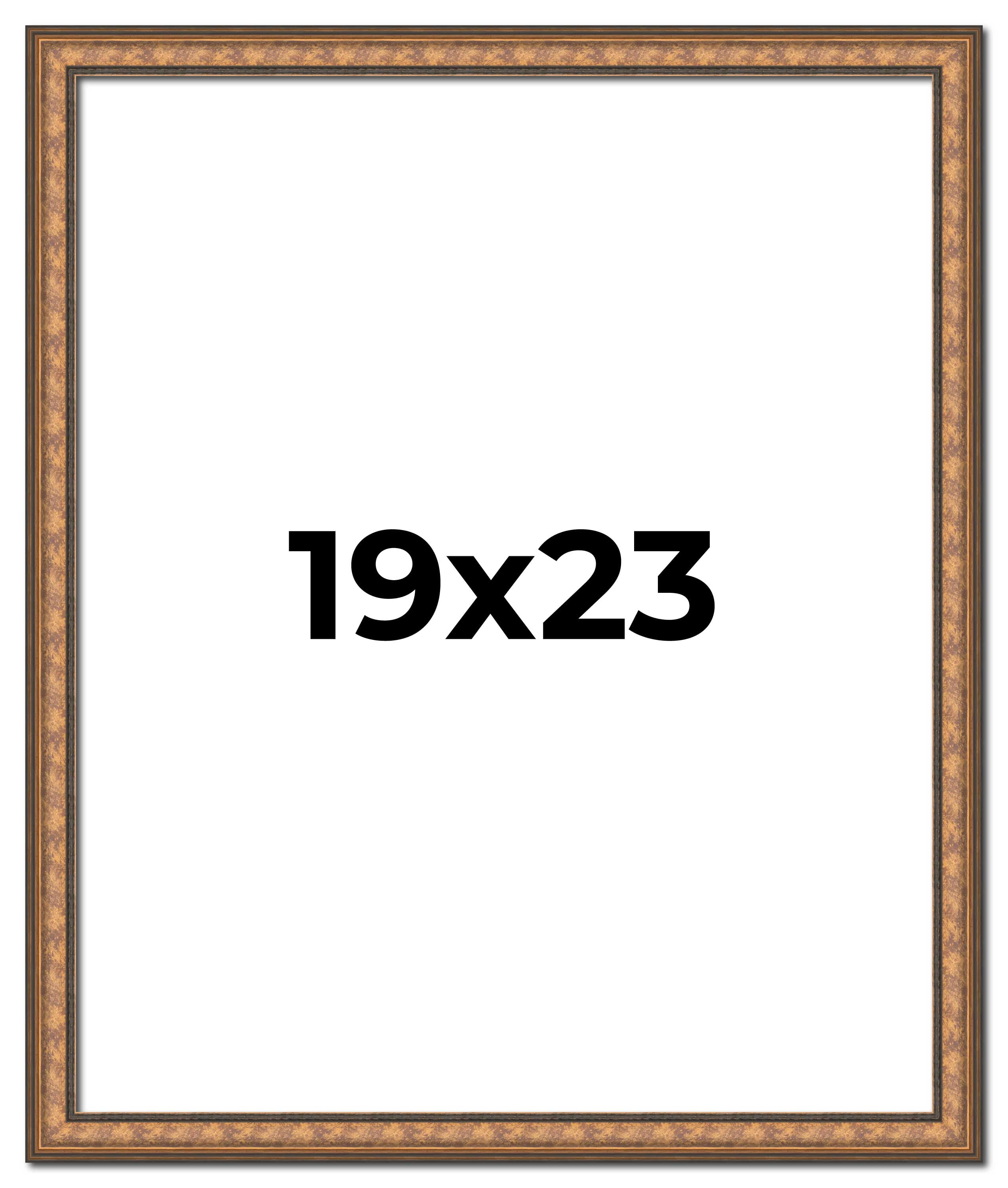 19x23 Frame Gold Real Wood Picture Frame Width 1.25 inches | Interior ...