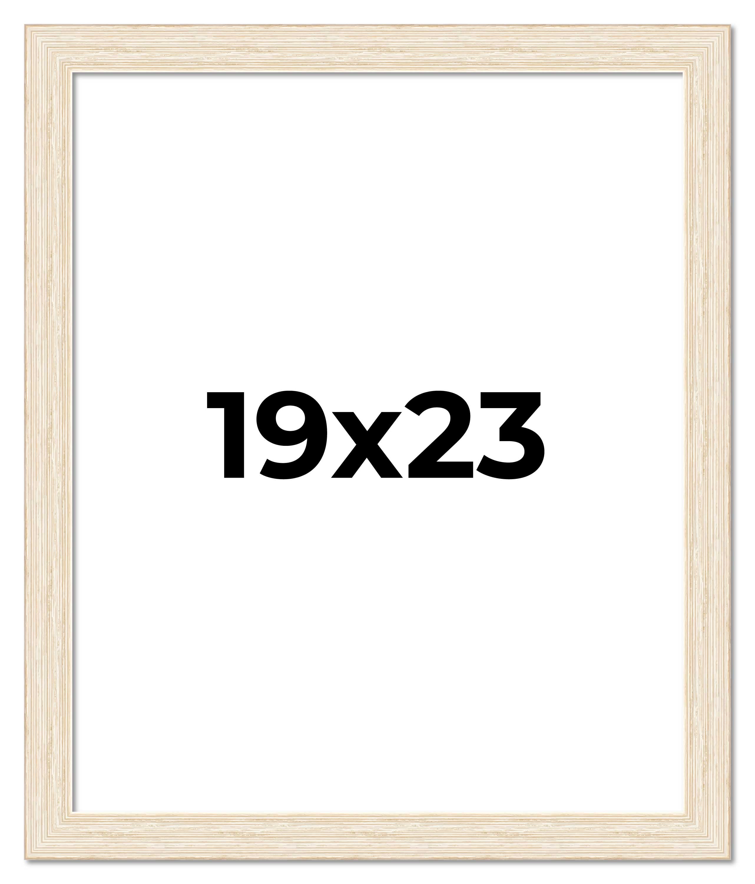 19x23 Frame White Barnwood Picture Frame - Modern Photo Frame Includes ...