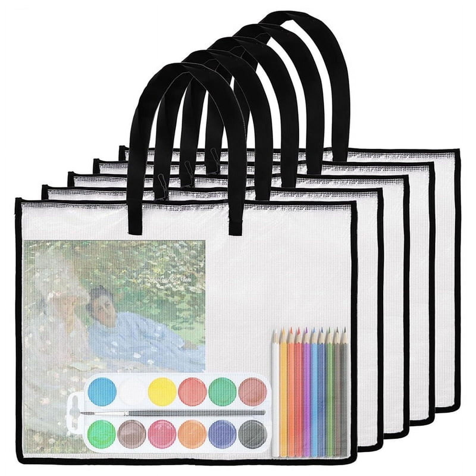 19x25 Art Portfolio Bags,Clear Folder for Artwork,Waterproof Poster ...