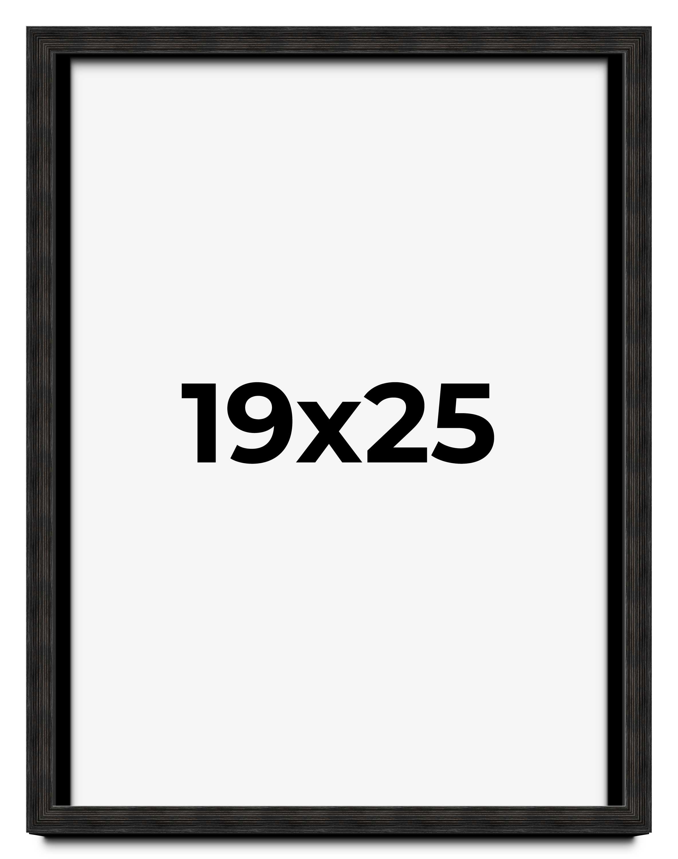 19x25 Shadow Box Black Rustic Barnwood Display Frame | 1.125 Inch Deep ...