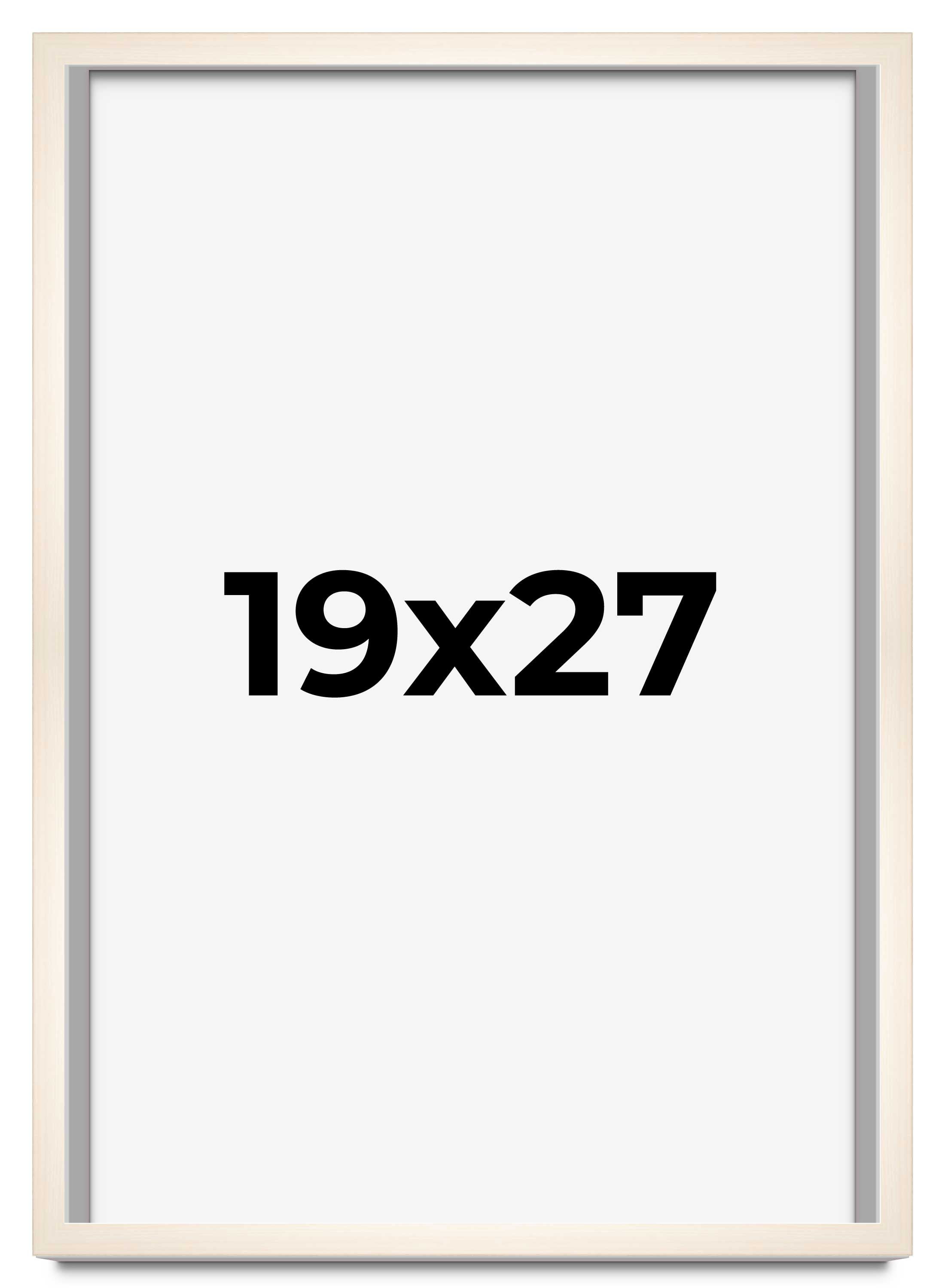 19x27 Frame White Wheat Solid Wood Picture Frame | Moulding Width 0.75 ...