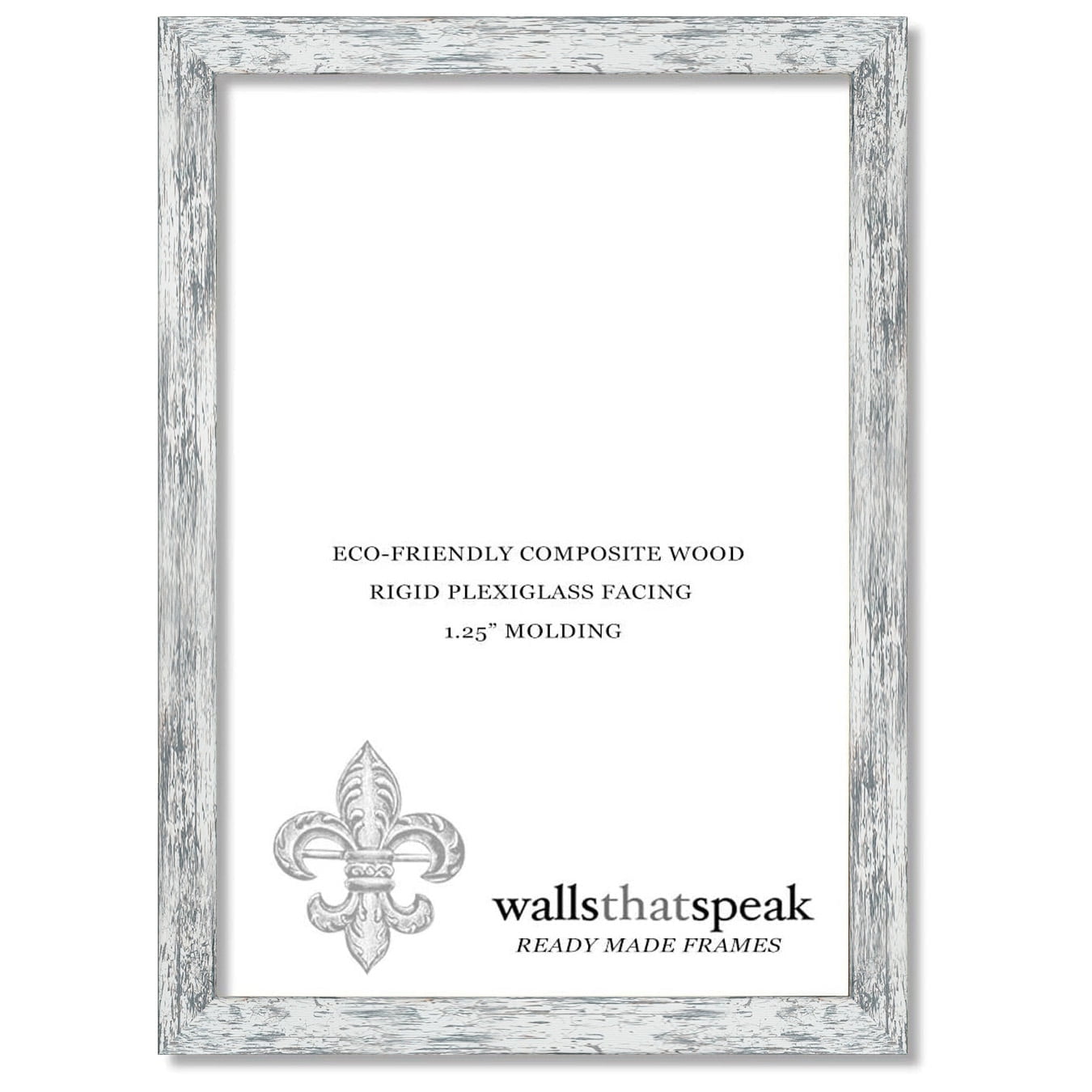 WallsThatSpeak White Barn Picture Frame, 19x27 Inches, High-Quality ...