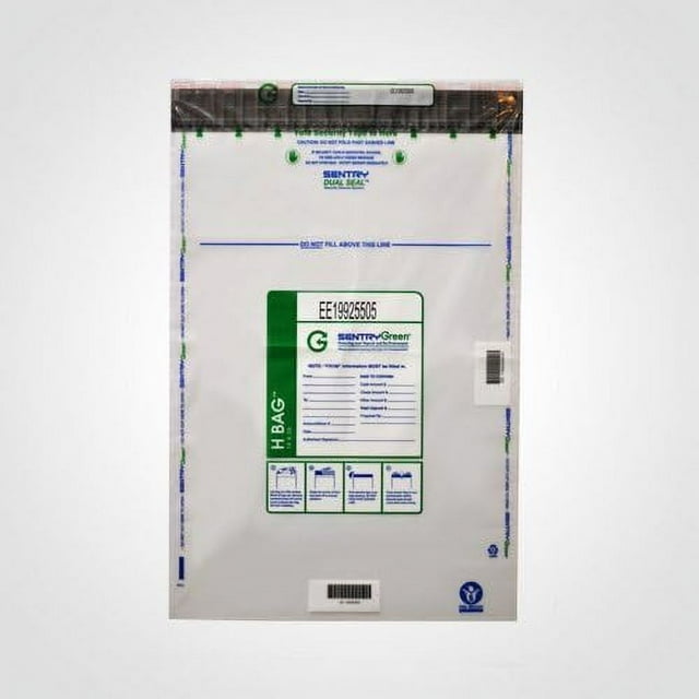 19X28 Clear Plastic Large Cash In Transit Deposit Bag (Package Of 50 ...