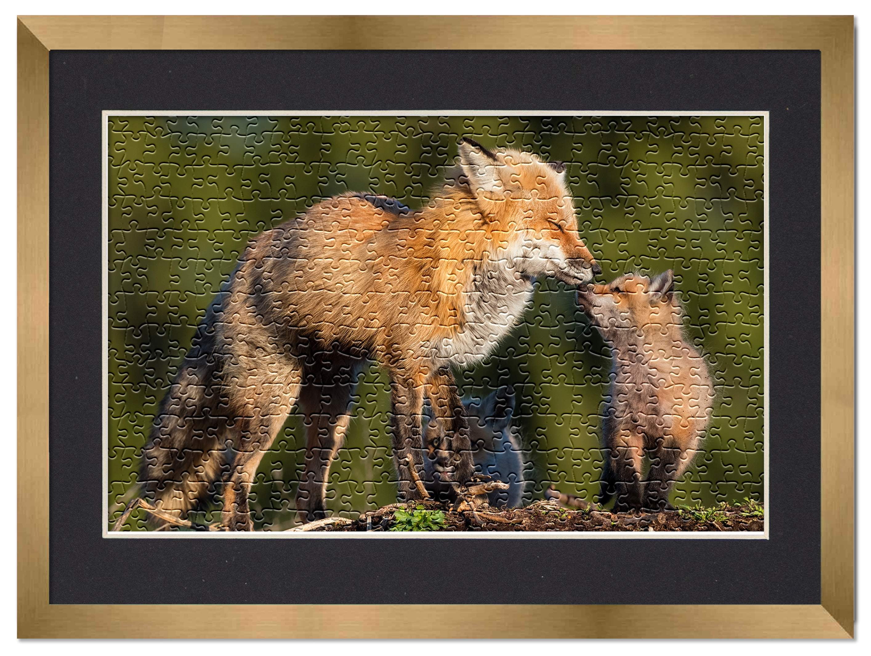 19x30 Jigsaw Puzzle Frame Kit - Kit Includes Puzzle Glue Sheets, Bronze ...