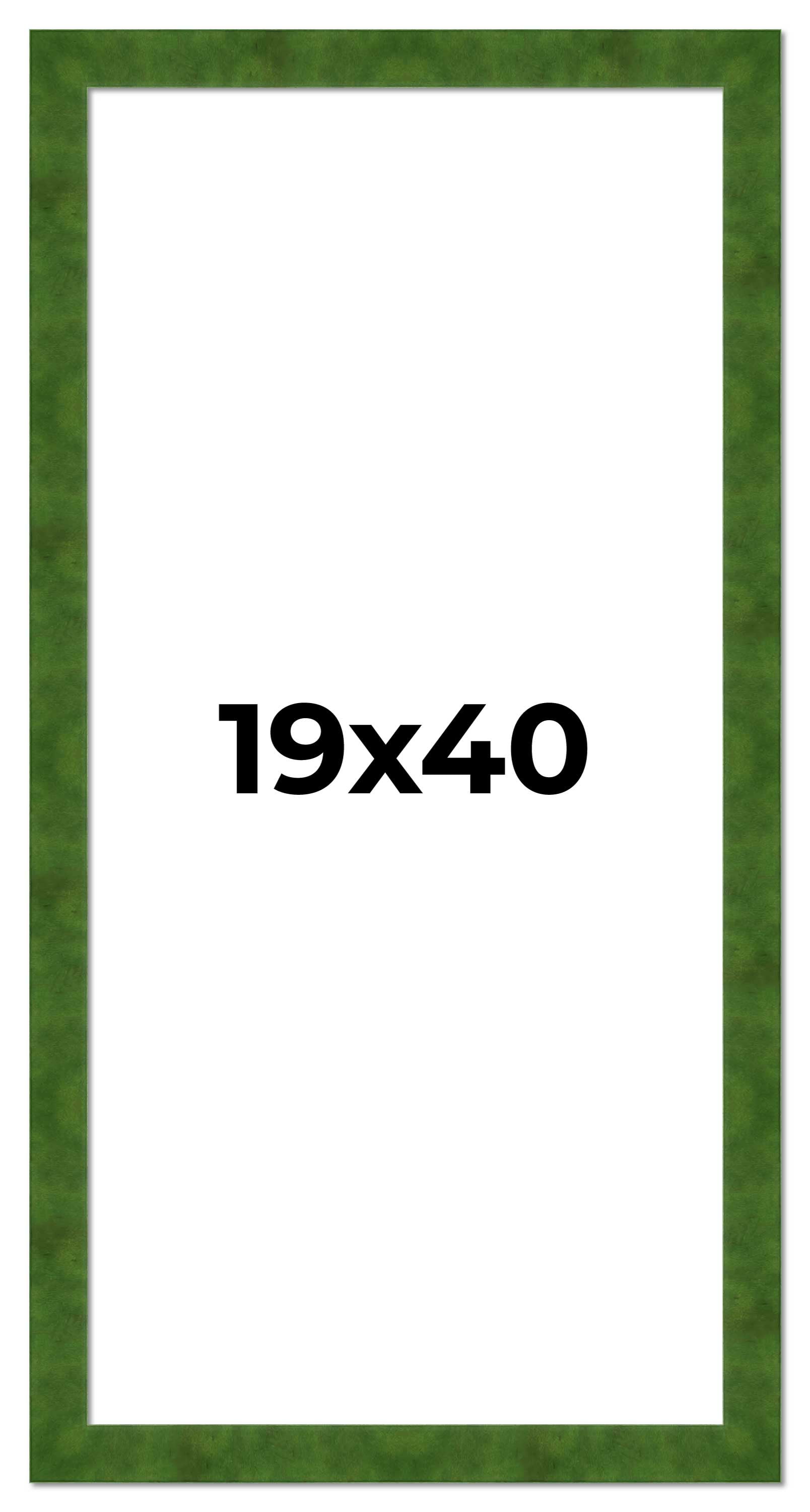 19x40 Frame Green Burl Solid Wood Picture Frame | 1.75 Inches Moulding ...