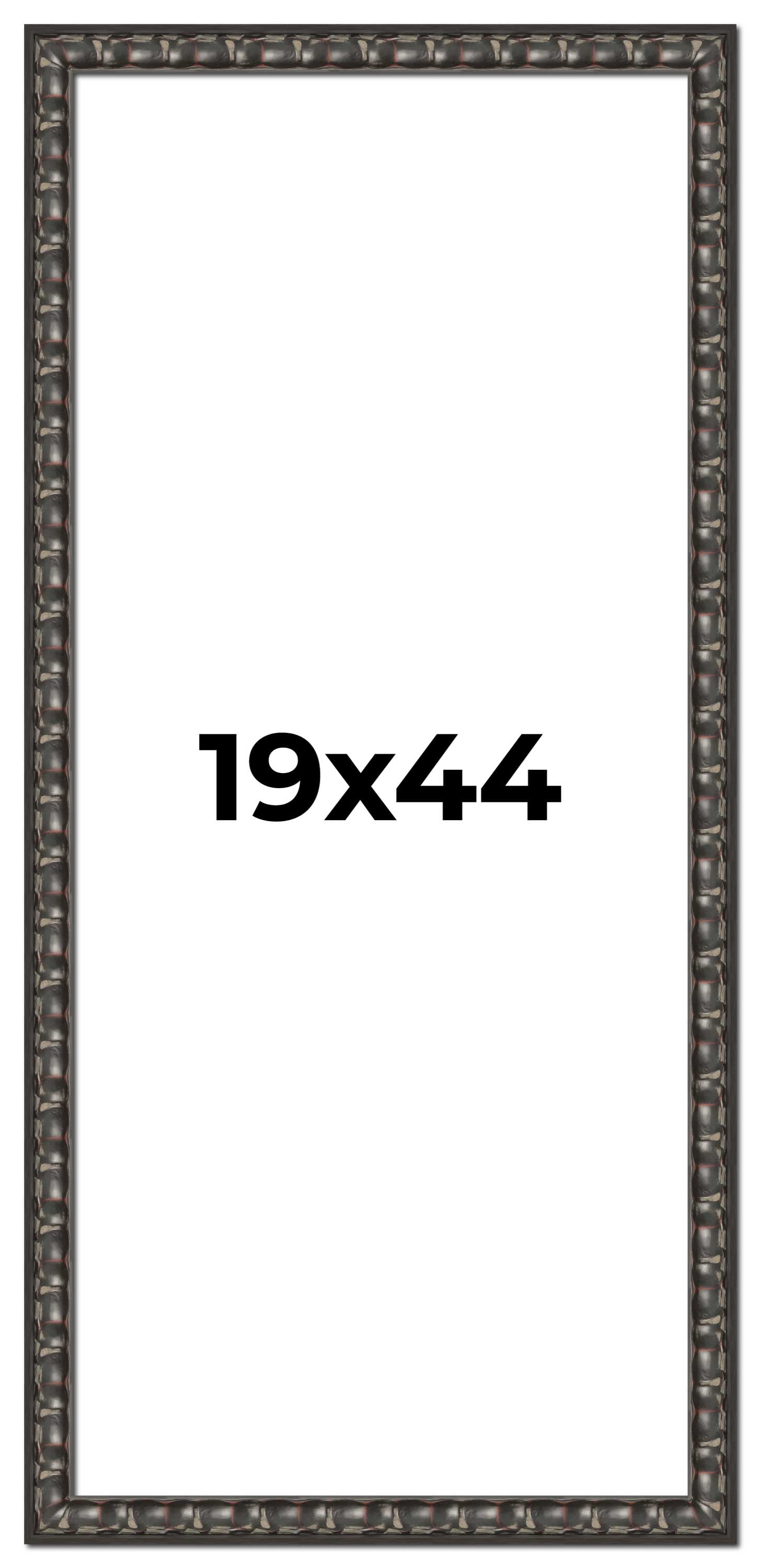 19x44 Frame Black-Brown Medieval Solid Wood Picture Frame | 1.5 Inch ...
