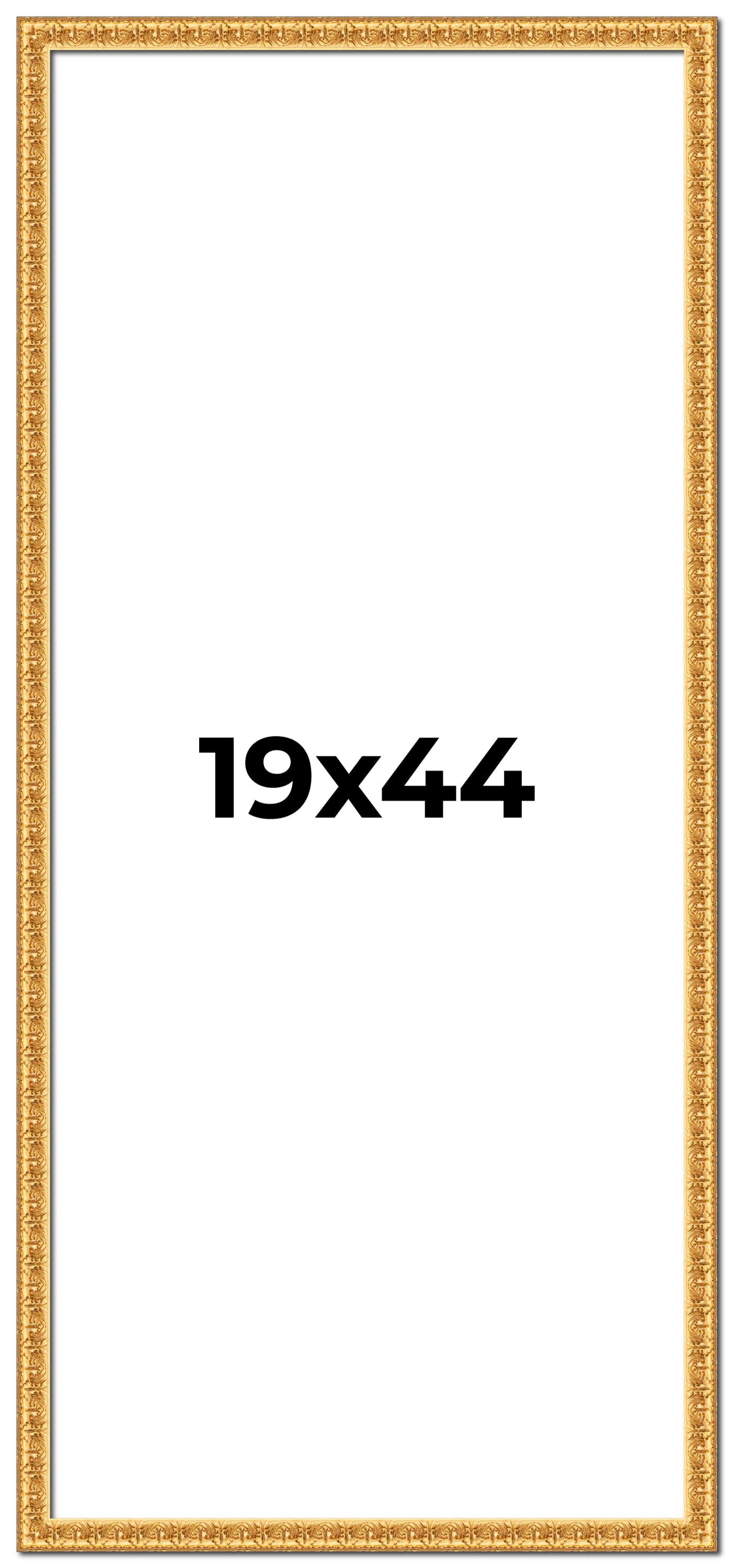 19x44 Frame Gold Real Wood Picture Frame Width 1 inches | Interior ...