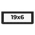 19x6 Shadow Box Black Rustic Barnwood Display Frame | 1.125 Inch Deep ...