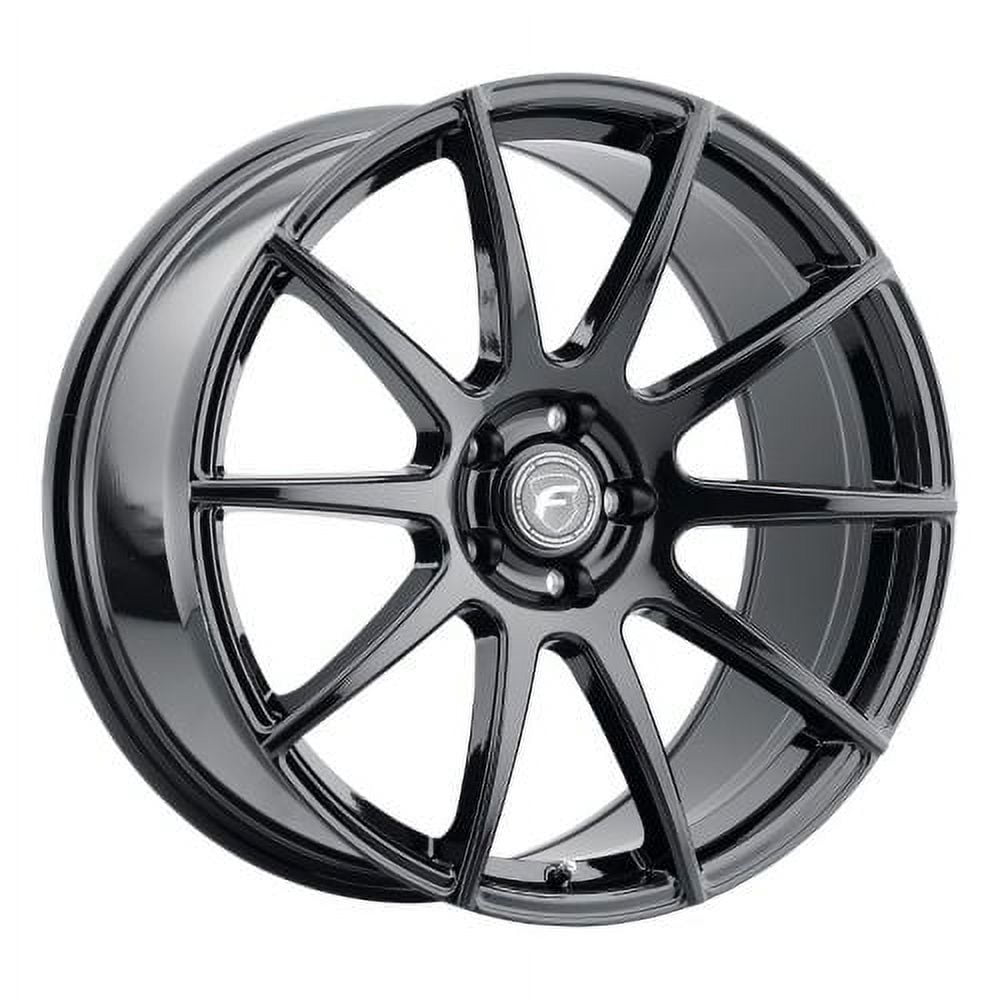 19x9.5 Forgestar F201 CF10 Gloss Black Wheel 5x4.5 (29mm) - Walmart ...