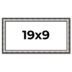 13x8 Frame Silver Whitewashed Wood Grain Solid Wood Shadow Box | 0.75 ...