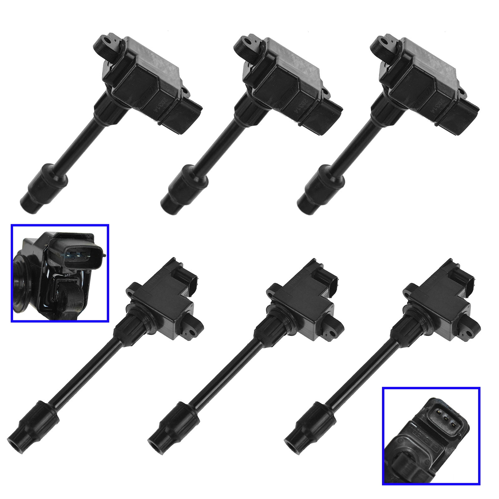 1A 6 Piece Ignition Coil Full Set Kit for 95-99 Nissan Infiniti Maxima ...