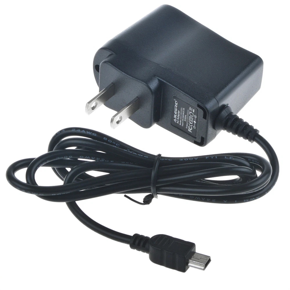 1A Ac Wall Power Charger Adapter Mini Usb Cord For Creative Zen Mp3 Mp4 ...