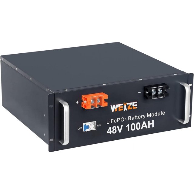 1Autodepot 48V 100Ah LiFePO4 Battery, 8000 Cycles, 4800Wh, Built-in ...