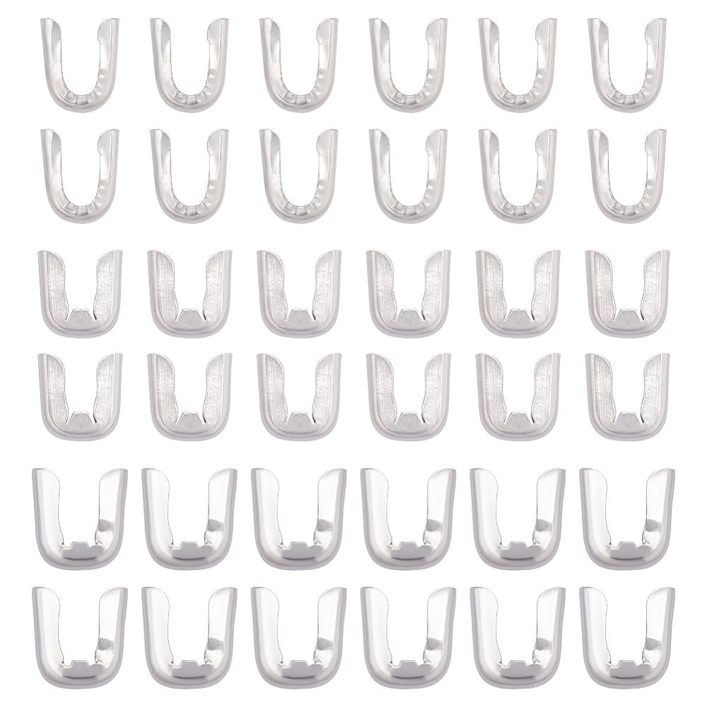 1Bag 180Pcs 3 Sizes Spiral Boning Tips for Sewing Corset Metal Boning ...