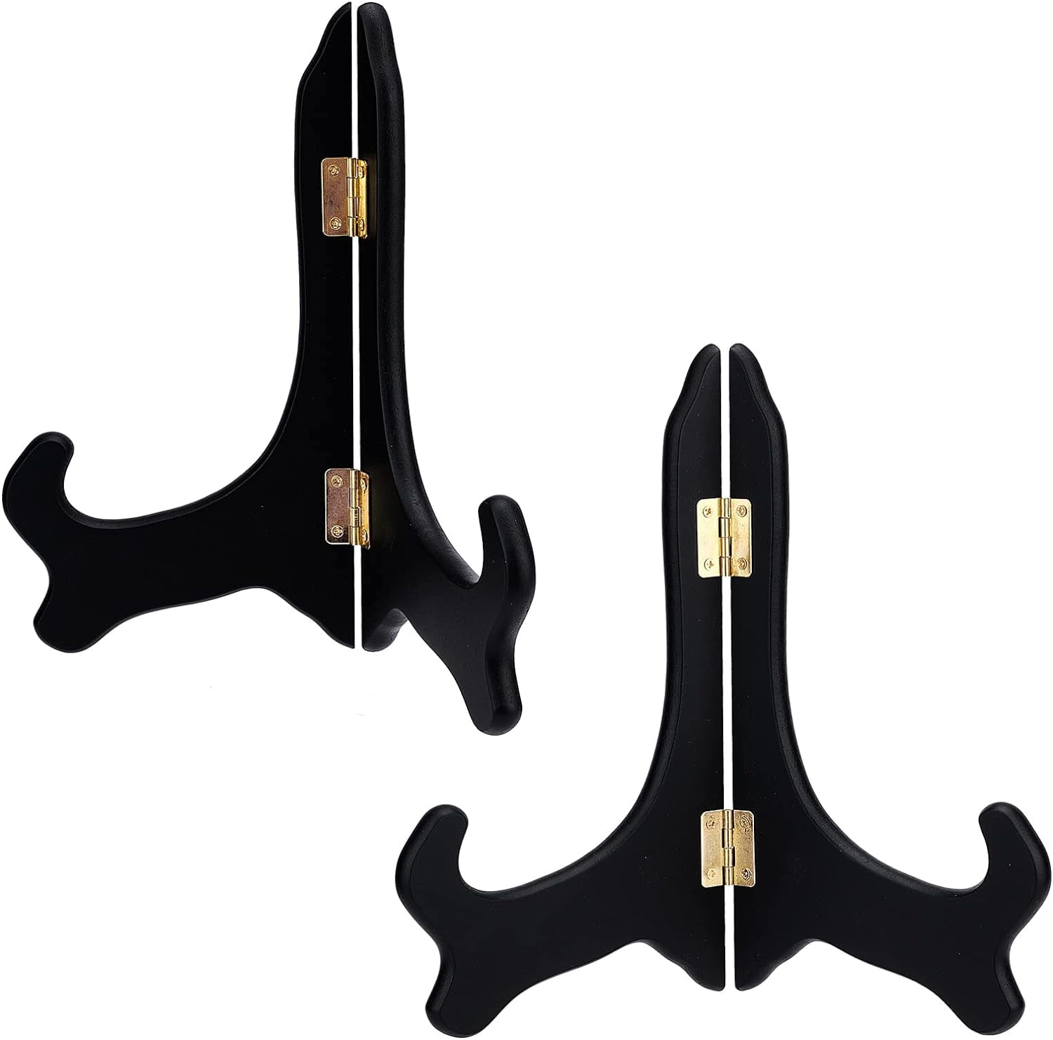 1Bag 2 Packs Wooden Display Stand Black Easels Plate Holders for Home ...