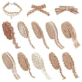 1Bag 20m 10 styles Burlap Ribbon Hessian Ribbon Jute Ribbon for Jewelry ...