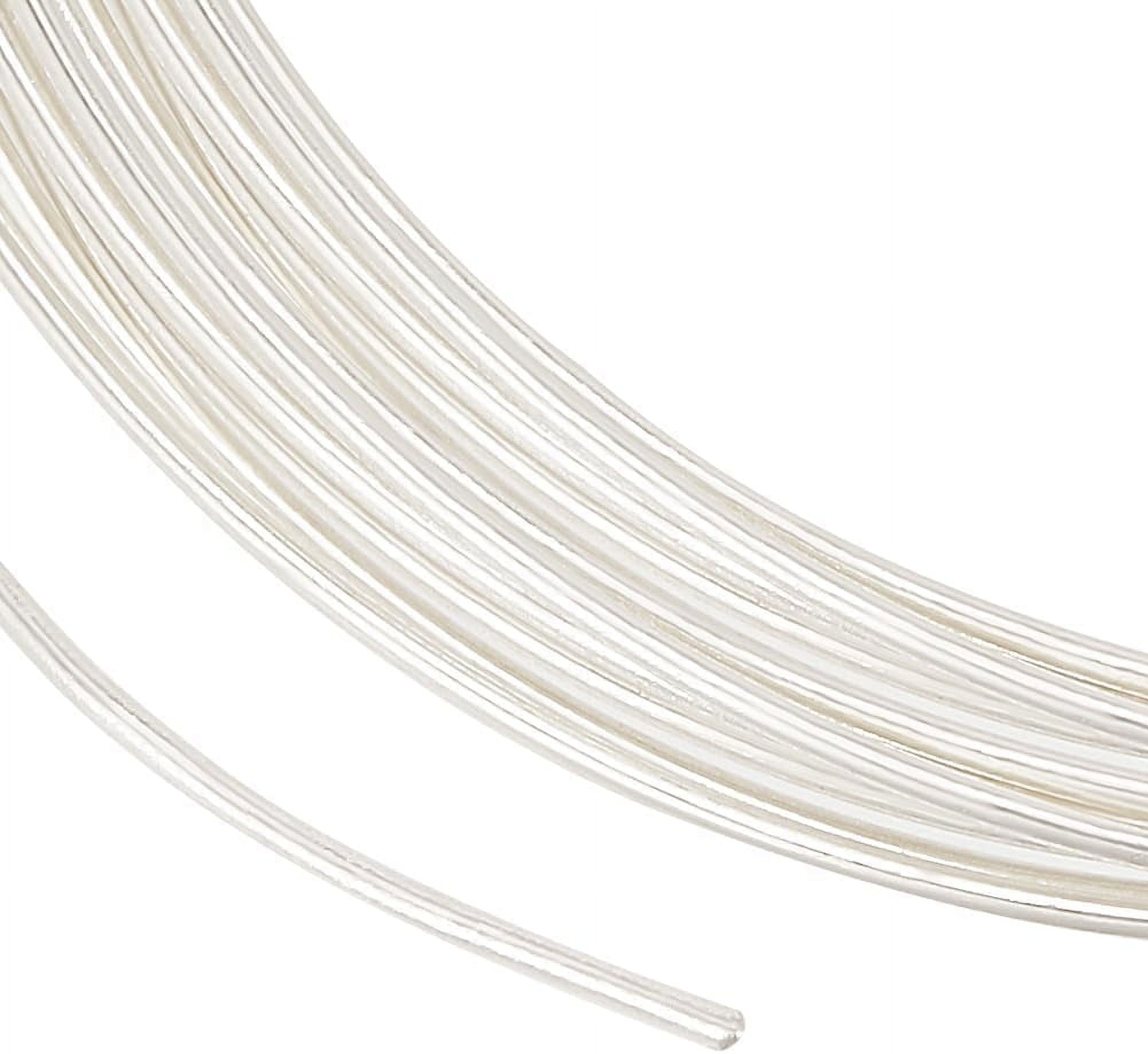 1Bag 23 Gague 999 Sterling Silver Wire, 3.28 Feet Round Craft Wire Roll ...