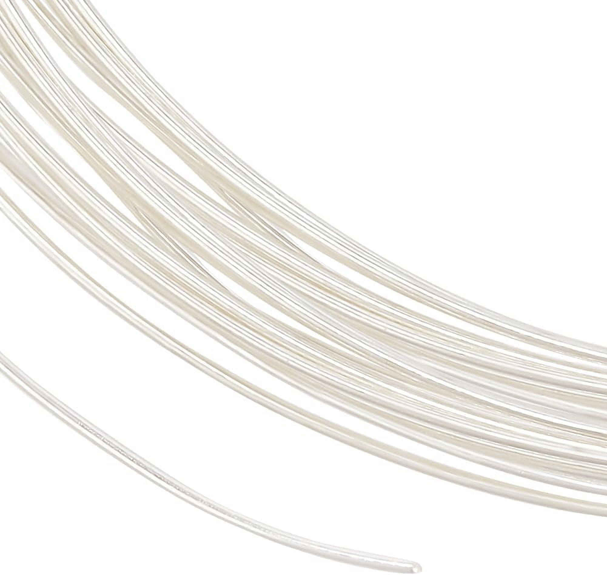 1Bag 26 Gague 999 Sterling Silver Wire, 6.5 Feet Round Craft Wire Roll ...