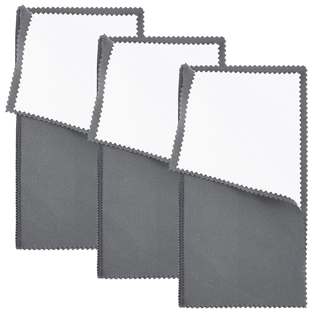 1Bag 3 Sheets 4 Layers Silver Polishing Cloth Jewelry Cleaning Cloth ...