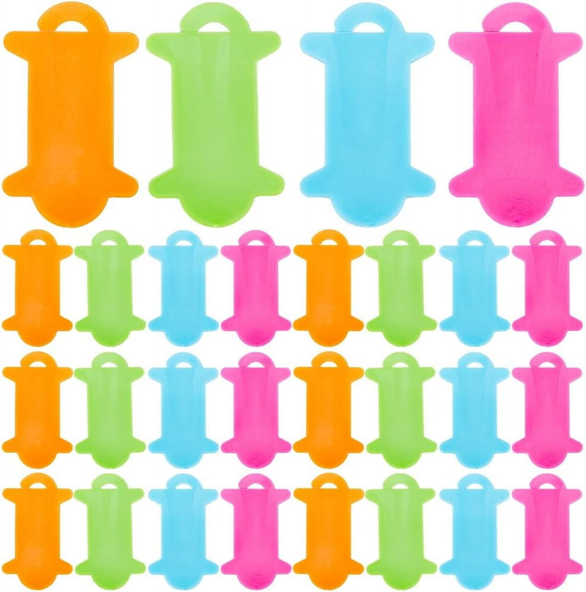 1Bag 4 Colors 100PCS Yarn Bobbins Spool Colorful Thread Knitting Sewing ...