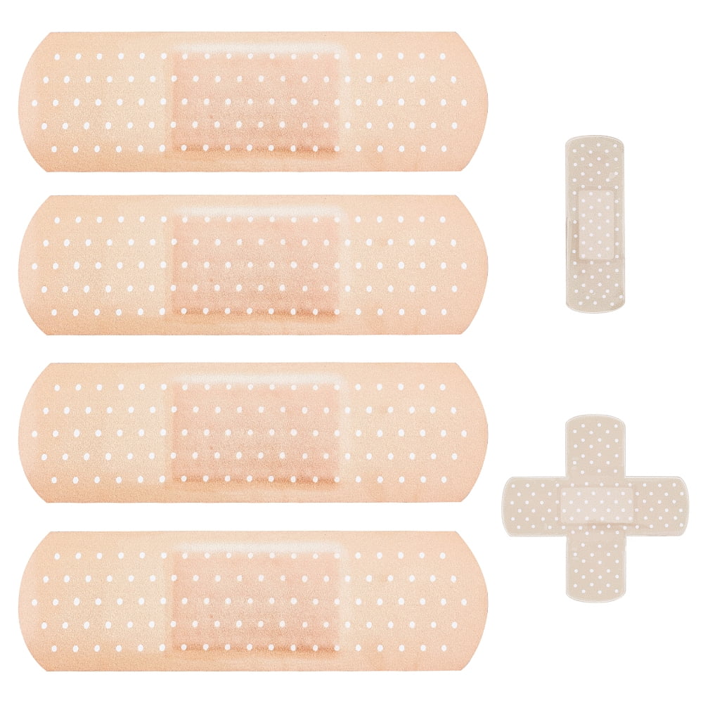 1Bag 6Pcs 3 Style Funny Bumper Stickers Band Aid Car Decals PVC Band ...