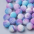 1Bag Imitation Pearl Acrylic Beads Berry Beads Combined Beads Rainbow ...