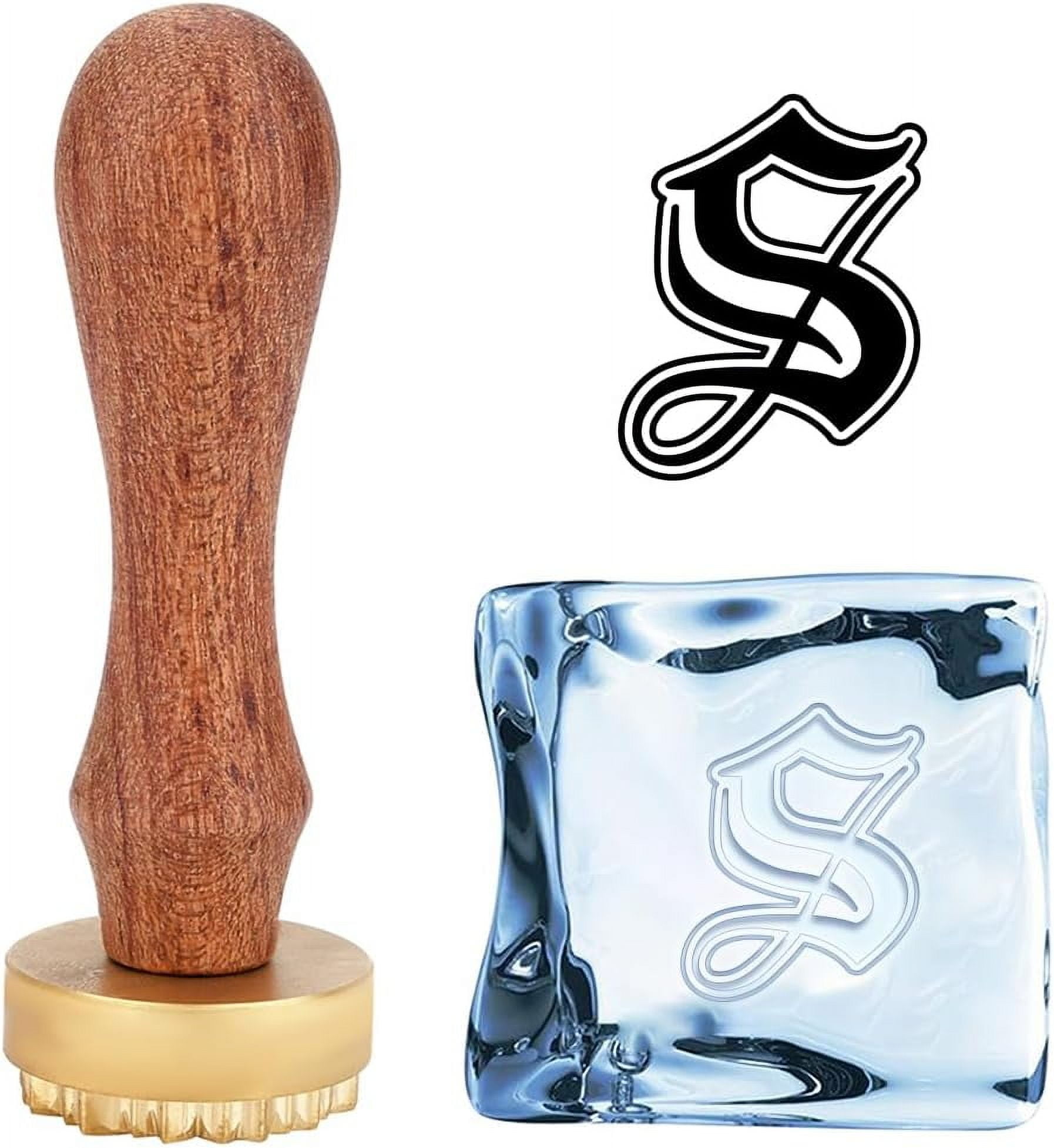 1Bag Letter S Ice Stamp 1.2 inch Ice Cube Stamp Vintage Ice Branding ...