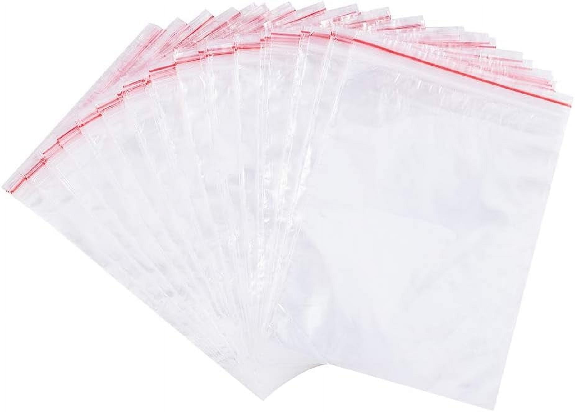 1Bag Rectangle Resealable Bags Zip Top Bags Top Seal Thin Clear 24x16cm ...
