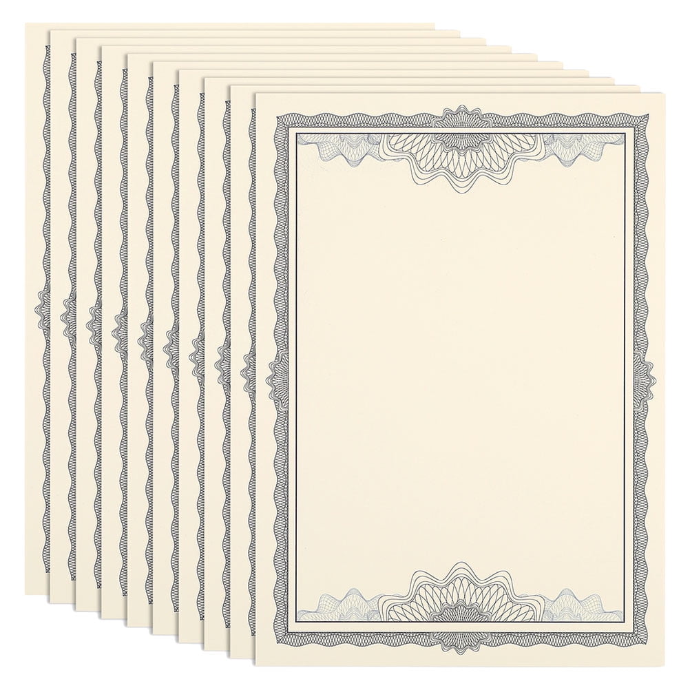 1Blank Certificate Paper for Printing and Handwriting A4 Size Elegant ...