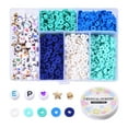 1Box 1350Pcs Polymer Clay Beads Kit Star & Cube CCB Plastic Beads and ...