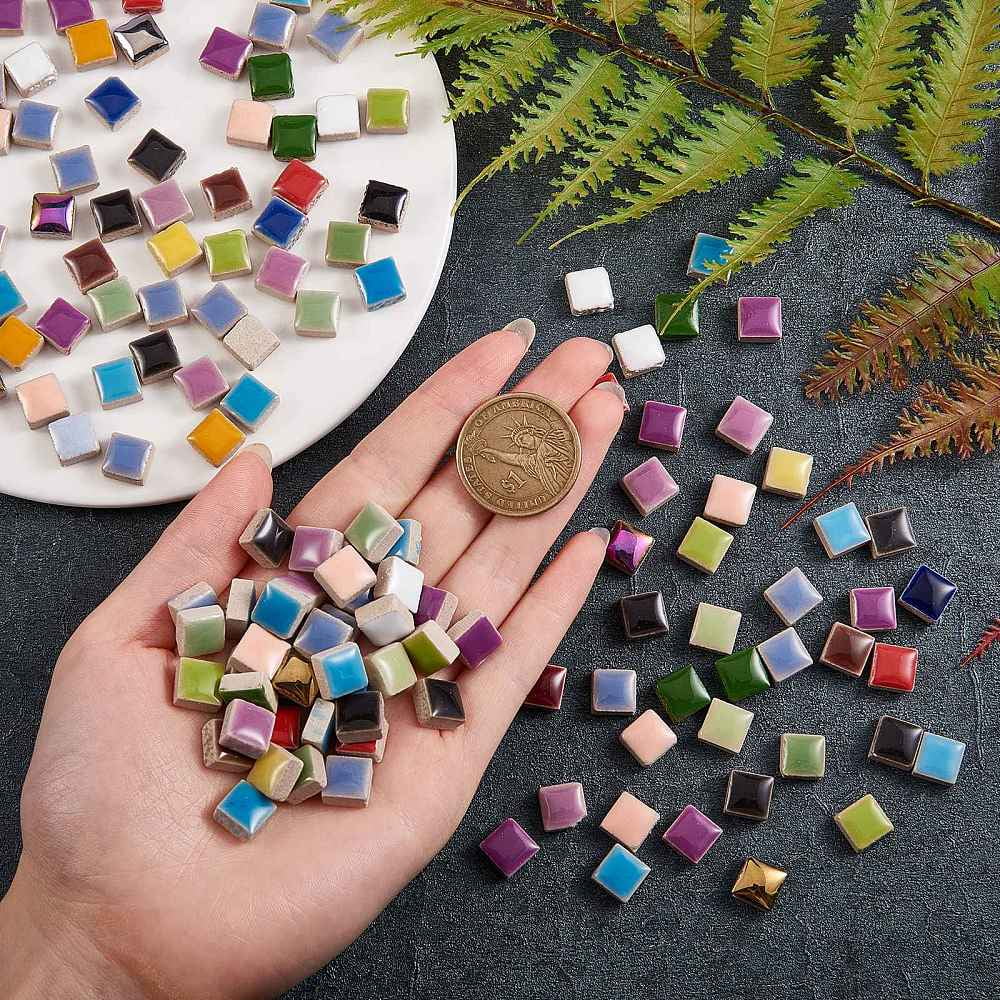1Box 200g Porcelain Cabochons Mosaic Tiles for Home Decoration or DIY ...