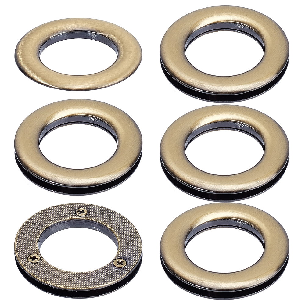 1Box 4Pcs Alloy Eyelet Grommets for Bag Screw-in Style Round Ring Bag ...