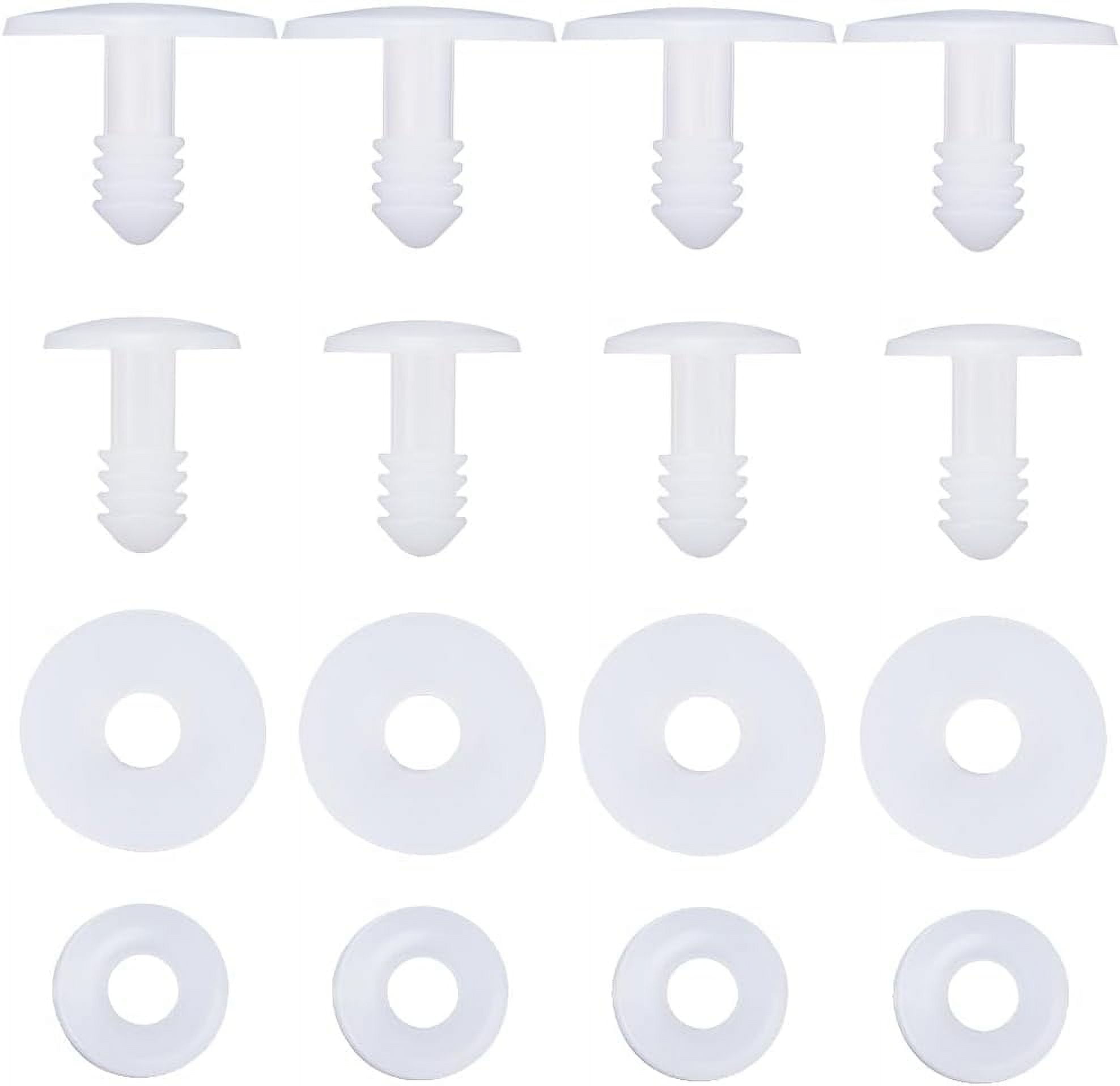 52 Sets Plastic Animal Joints 14.5&20 mm Doll Joints White Doll ...