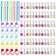 1Box Knitting Tool Kits Including Glass Pearl Round Pendant Decorations ...