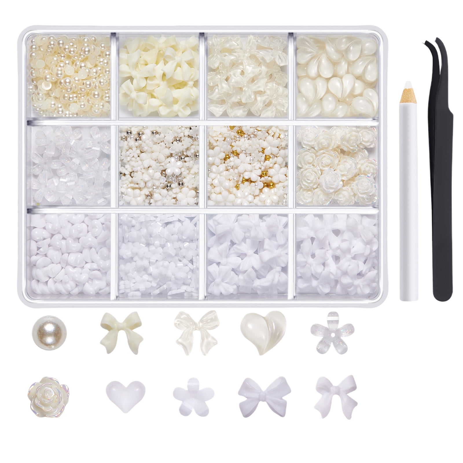 1Box Nails Charm for Nails 3D Nails Rhinestones Nails Decorations ...