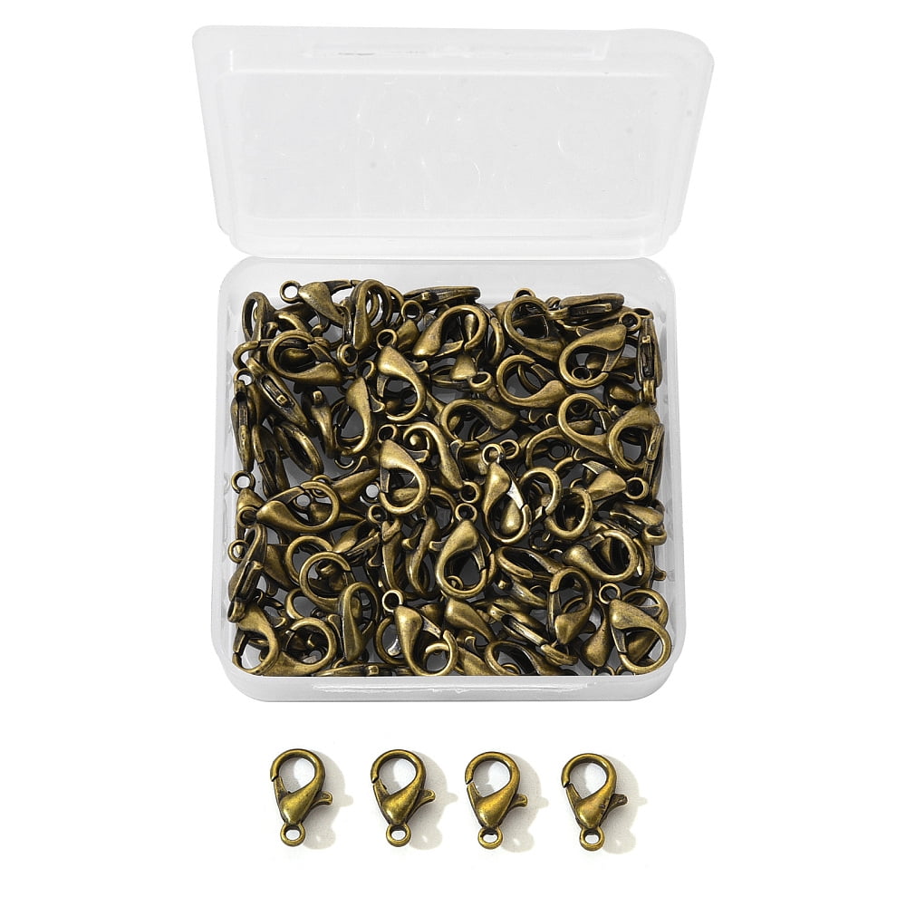 DIY 1Box Zinc Alloy Lobster Claw Clasps Cadmium Free & Nickel Free ...