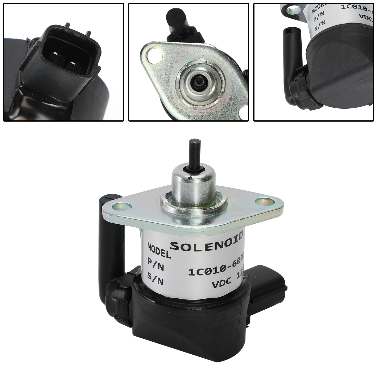 1C010-60015 Fuel Shutoff Solenoid For Kubota 1C010-60014 1C010-60016 ...