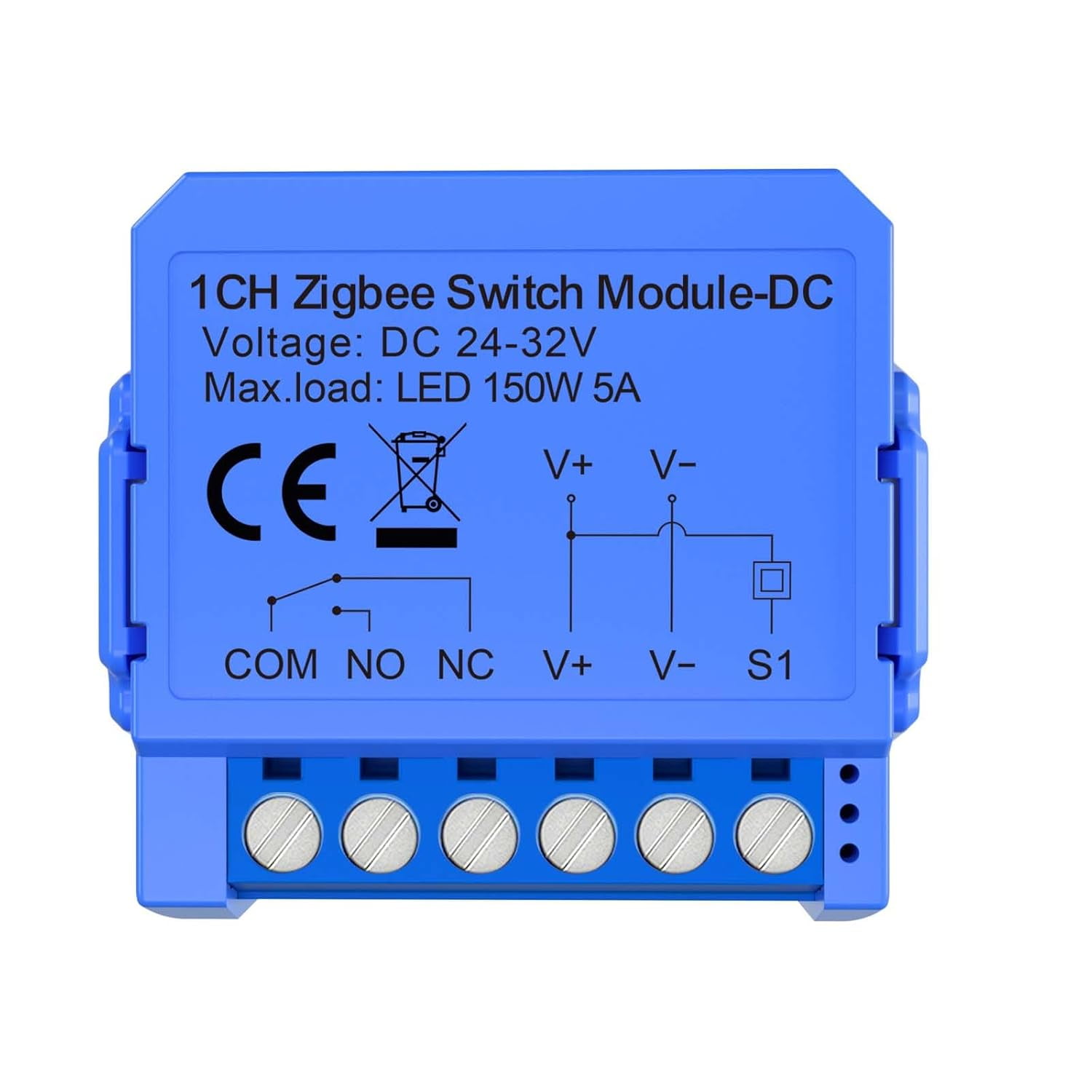 1CH Dry Contact Passive Output Wi-Fi Switch Module,Input DC 24-32V ...