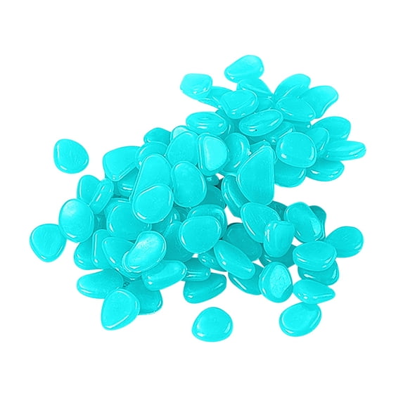 1CM Small Luminous Stone for Fish Tank and Garden Non radioactive Resin ...
