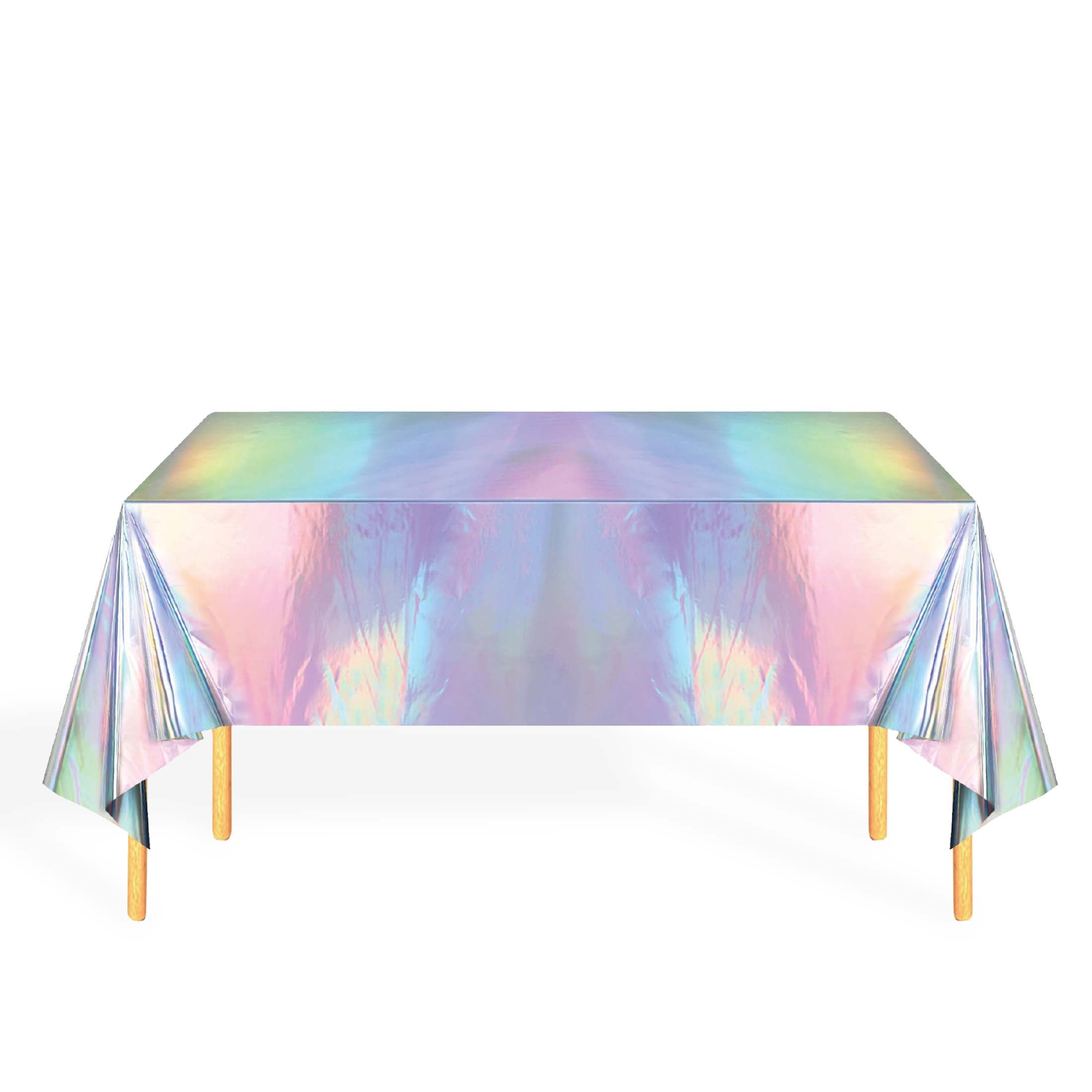 Rectangular 54" x 96" Iridescent Tablecloth, by Way To Celebrate ...