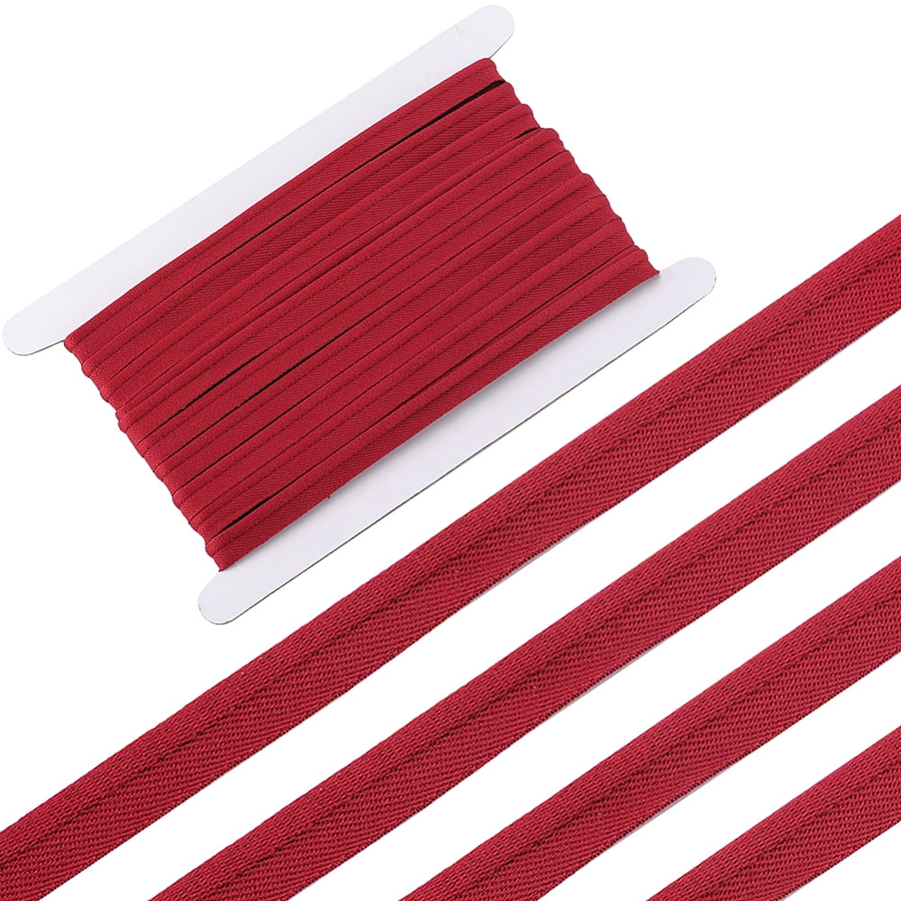 1Card 10 Yards*11mm Piping Bias Tape Dark Red Piping Trim Cord ...
