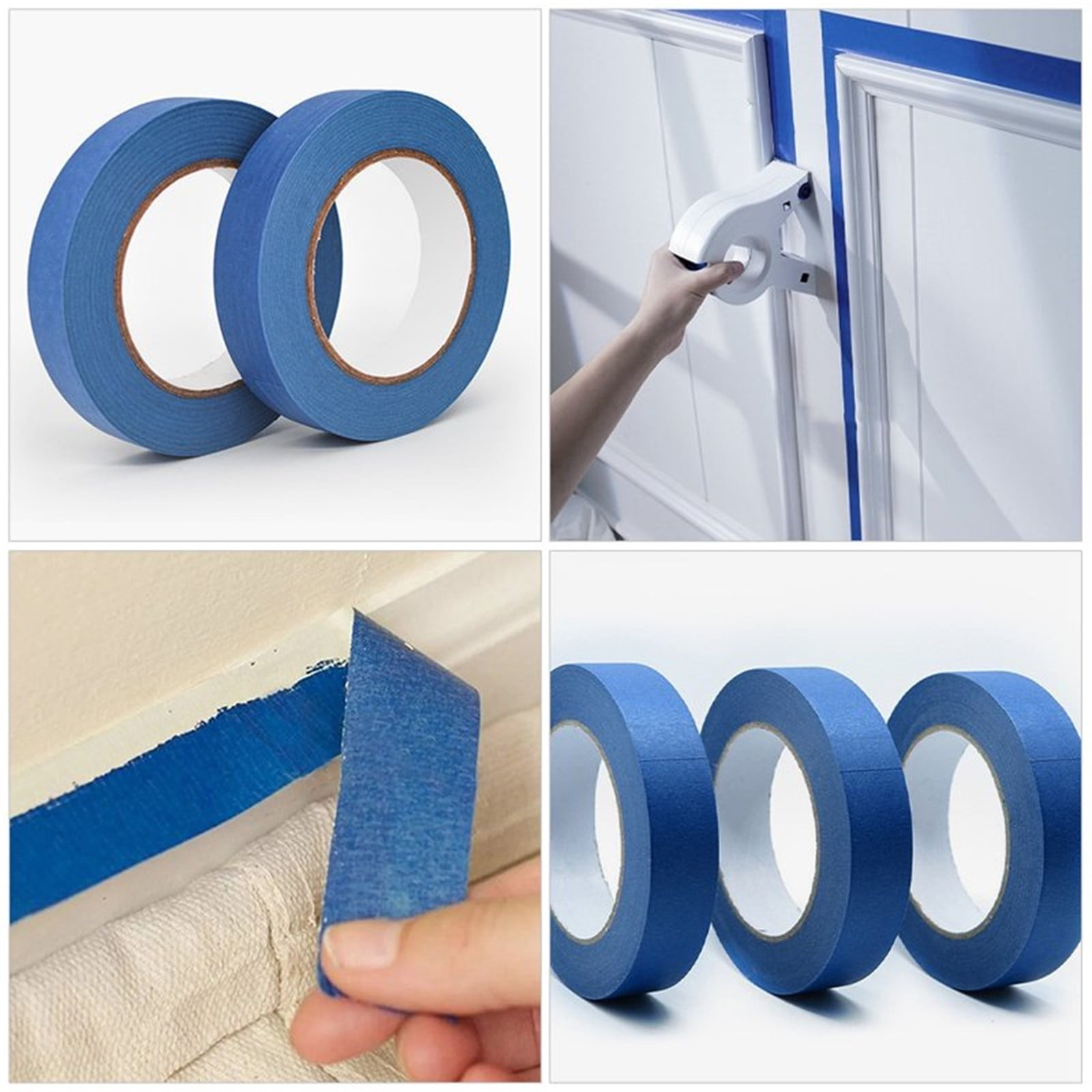 1Cm*20M Blue Masking Tape Easy to Tear Without Residue Writable Masking ...