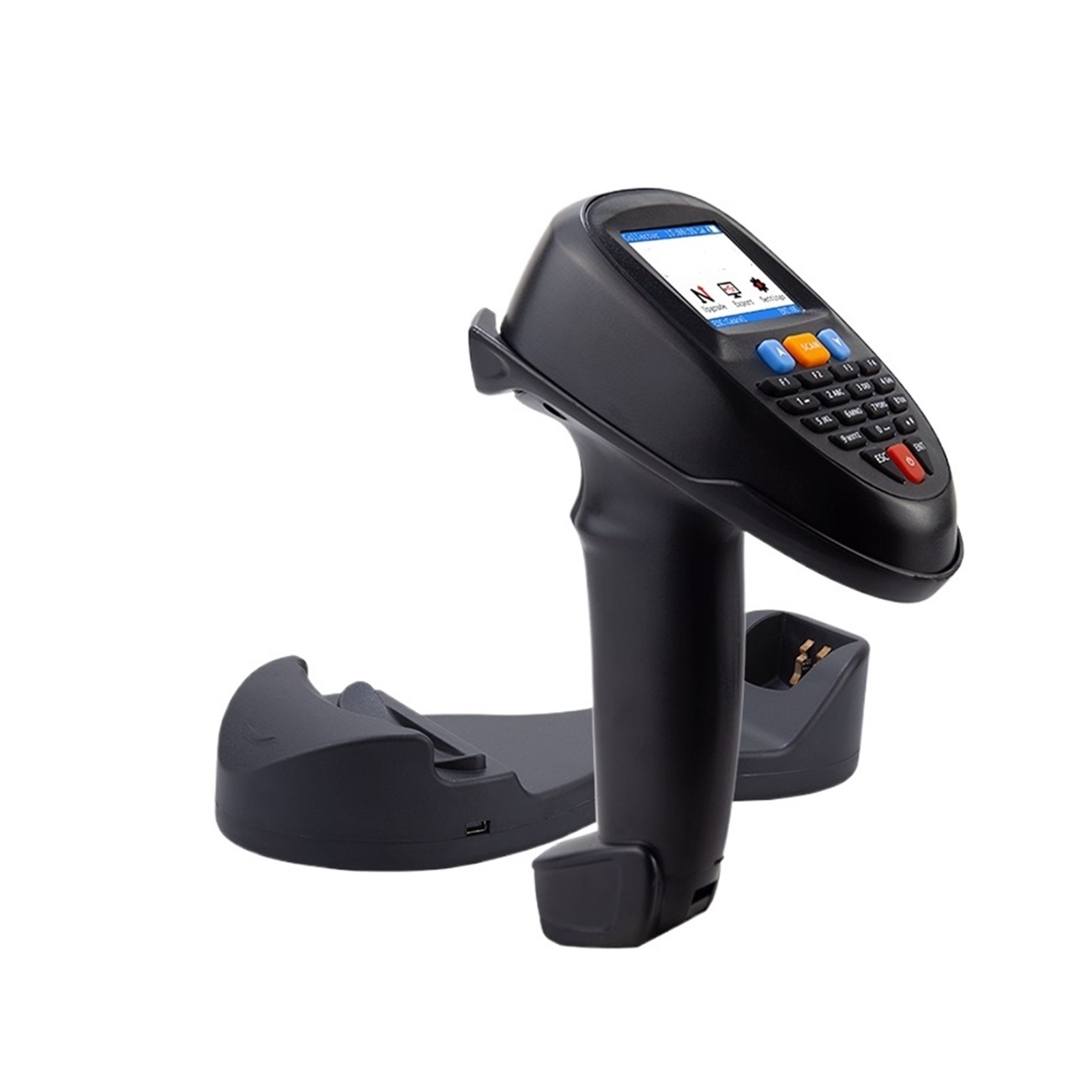 1D 2D Crystal Display Handheld Repeat Alarm Counting Liquid Barcode ...